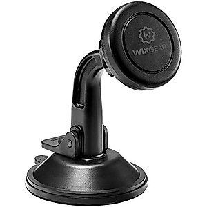 WixGear Universal Magnetic Car Mount Holder, Windshield Mount and Dashboard Mount Holder for Cell Phones with Fast Swift-snap Technology (New Version Dashboard Mount)