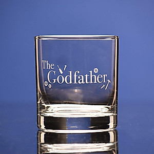 National Etching The Godfather Whiskey Glass