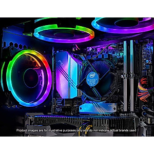 Skytech Gaming Shadow 3.0 Gaming PC Desktop - Intel Core-i5 10400F 2.9GHz, RTX 3060 12GB GDDR6, 16GB DDR4 3000, 1TB SSD, Z490 Motherboard, 600W Gold PSU, AC WiFi, Windows 11 Home 64-bit