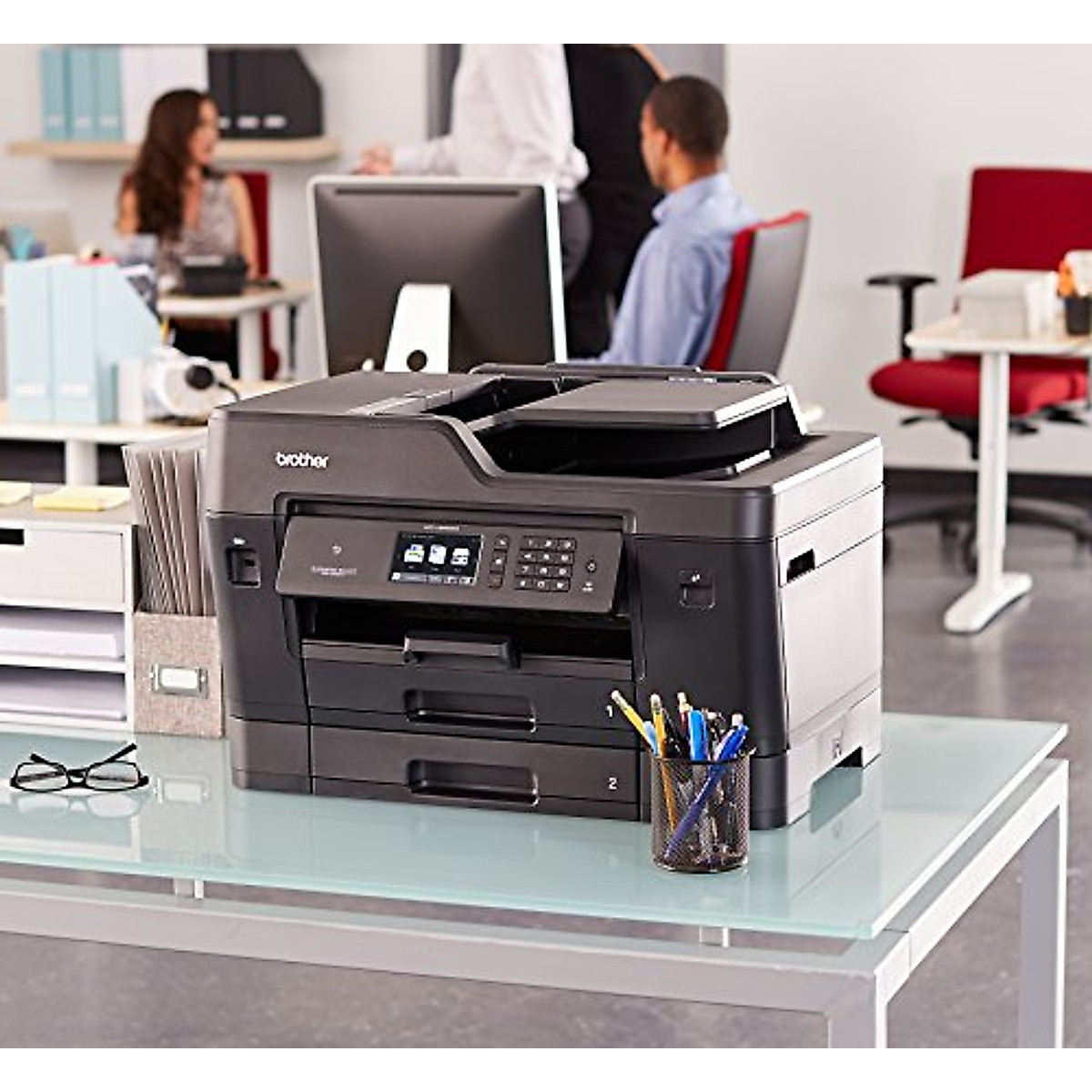 Brother MFC-J6930DW All-in-One Color Inkjet Printer, Wireless Connectivity, Duplex Printing, Amazon Dash Replenishment Ready