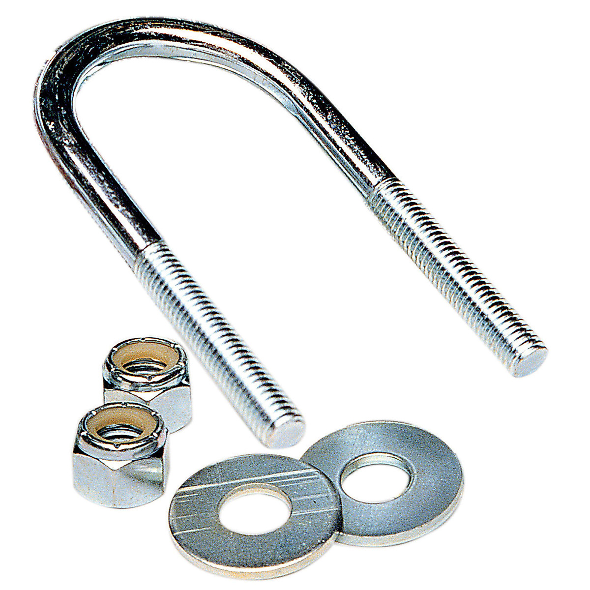 Tie Down Engineering 86826 U-Bolt Square Pair Zinc Plated 1/2-13" X 3-1/8" X 4 X 2"