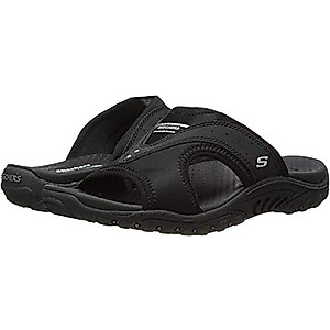 Skechers Women's Reggae Sun Fest Sandal, Black, 11 M US