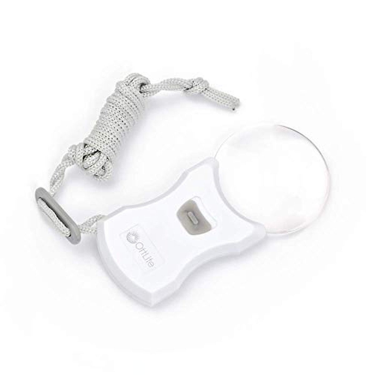OttLite Rimless Pendant LED Magnifier – Wearable Magnifying Glass, 3X Optical Grade Magnification, LED Illumination, Pocket Magnifier, Home, Work, Travel
