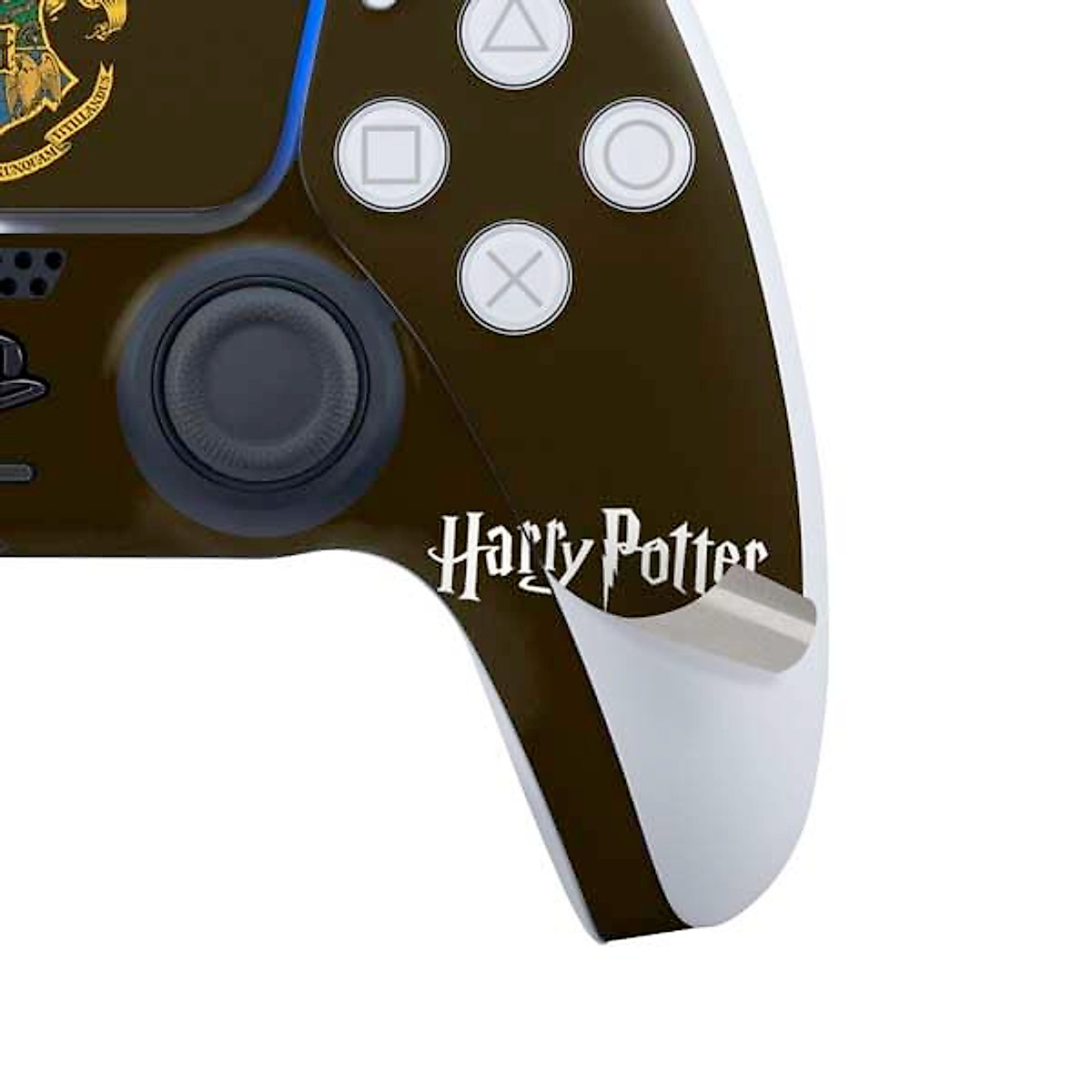 Skinit Decal Gaming Skin Compatible with PS5 Bundle - Officially Licensed Wizarding World Harry Potter Hogwarts Houses Crest Design