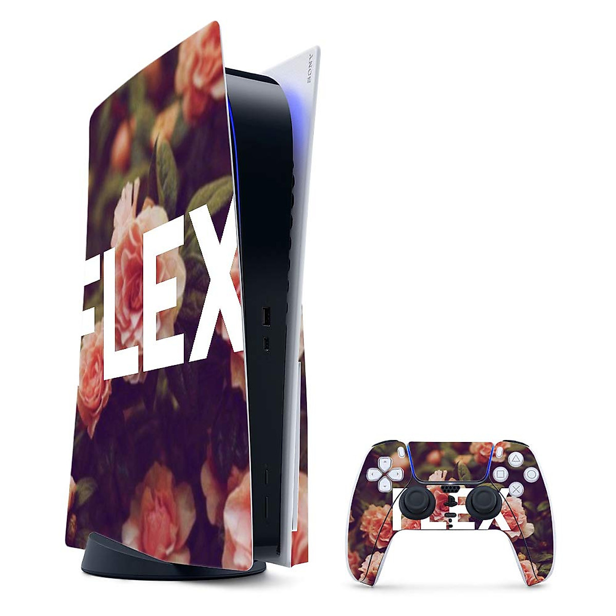 MightySkins Gaming Skin for PS5 / PlayStation 5 Bundle - Flex | Protective Viny wrap | Easy to Apply and Change Style | Made in The USA