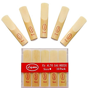 Lazarro® AR-L-2 Alto Saxophone Sax Reeds Size Strength 2, Box of 10 - A-2