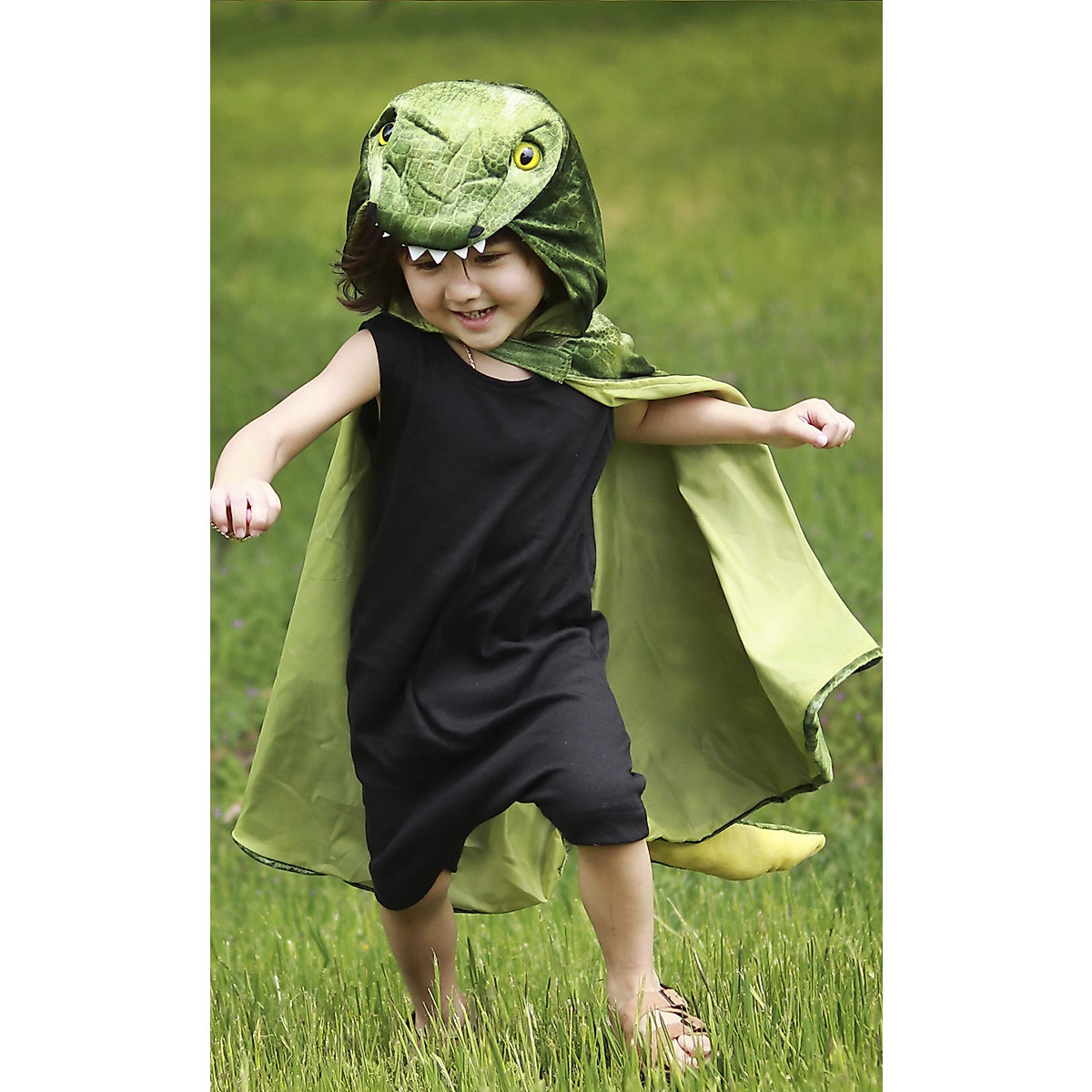 Great Pretenders T-Rex Hooded Cape, Size 4-5 Dress-Up Play