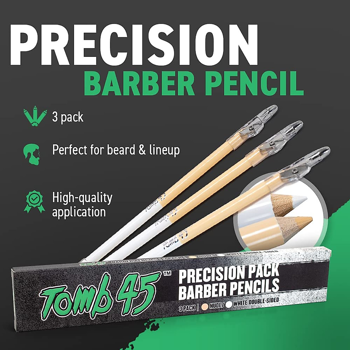 Tomb45 Barber Pencil Precision 3-pack