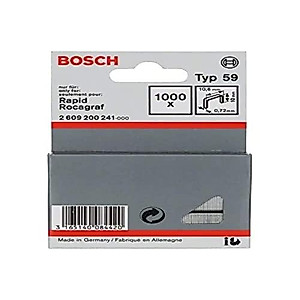 Bosch 2609200241 Fine Wire Staple 10x10, 6mm 1000 Pcs