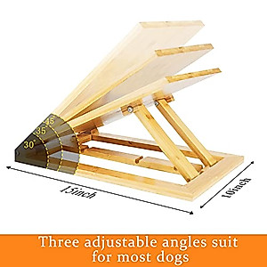 VIROTEE Dog Scratch Pad for Nails - Nail File Scratch Board for Dogs Paw, Fear Free Nail Care, Alternative to Dog Nail Clippers 17inches * 10inches