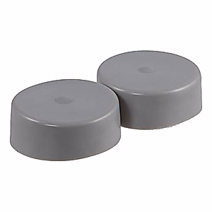 CURT 23244 2.44-Inch Trailer Wheel Bearing Protector Dust Covers, 2-Pack