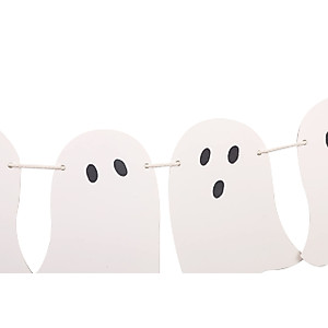 Halloween Ghost Garland - Scary Halloween Decoration, Ghost Banner, Halloween Decorations Indoor, Haunted House Decoration(16 pcs)
