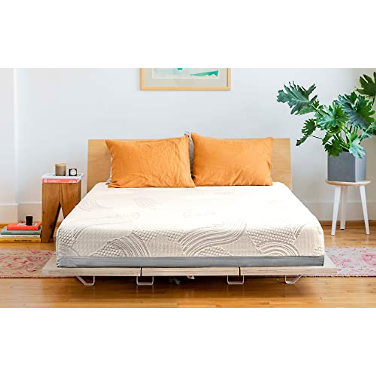 Irvine Home Collection Full Size 10-Inch Gel Memory Foam Mattress Medium Firm Feel Breathable Cool Sleep and Pressure Relief CertiPUR-US Certified Temperature Balanced
