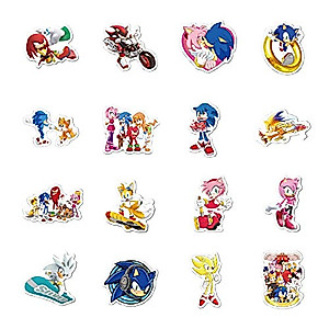 50PCS Sonic The Hedgehog Stickers for Children Teens,Girls, Waterproof Colorful Sonic Stickers Perfect for Car, Laptop, Luggage, Bicycle