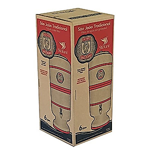 Stéfani São João Brazilian Clay Water Filter (10 L - 2.6 gal), Brown