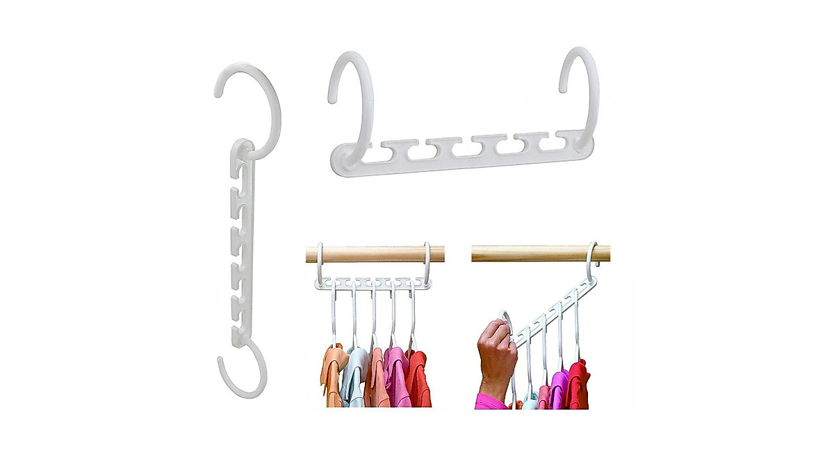 Wonder Hanger Pack of 8 - Space Saving Closet Organizer
