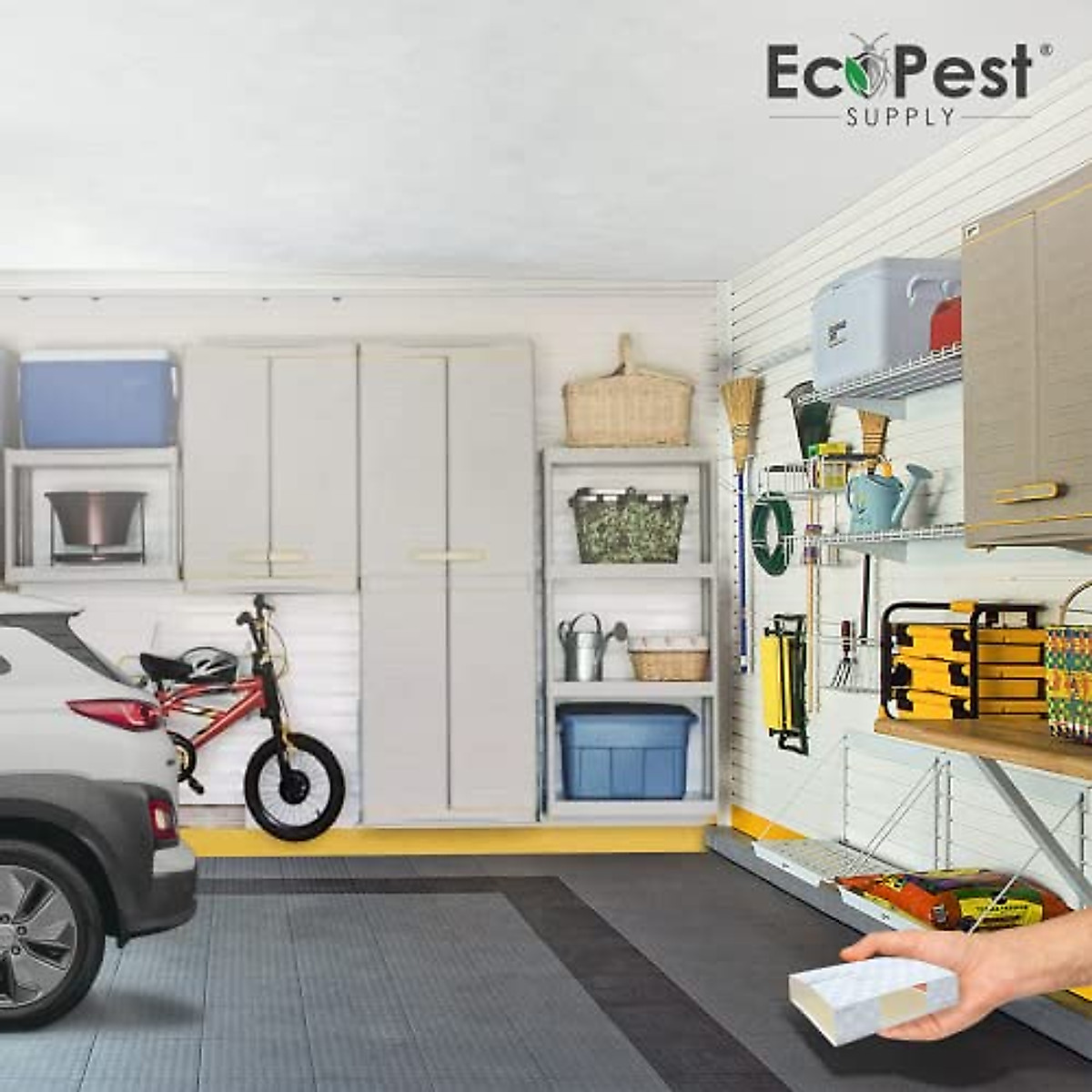 Spider Trap – 12 Pack | Sticky Indoor Glue Traps for Spiders and Other Bugs and Crawling Insects | Adhesive Spider Bait Trap, Monitor, Killer and Detector for Pest Control