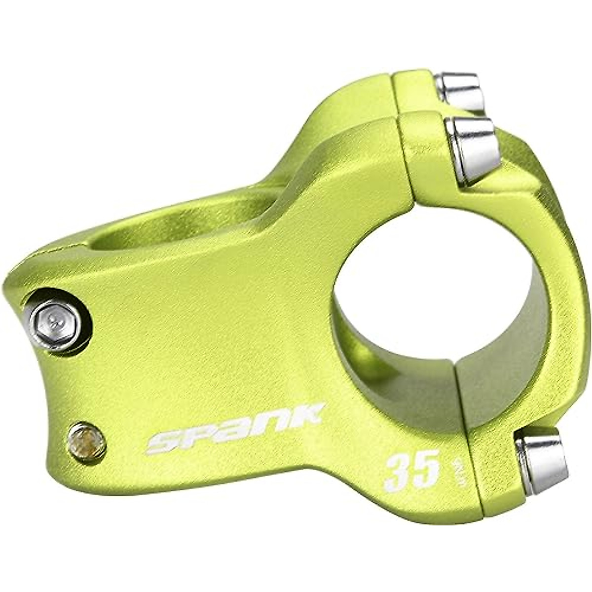 Spank Spike Race 2 Shot-Peen Anodized MTB Bicycle Stem (Green, 50mm), Lightweight and Strong Alloy Stem for Mountain Bike, Mountain Bike Stem Short Handlebar, Stem for Most Bicycle, Cycling