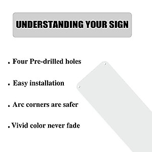 Cougar Street Sign Pet Animal Metal Sign 4x18in Customized Weatherproof Metal Wall Art Country Metal Plaque Sign for Home Bar Pub Garage Road Man Cave