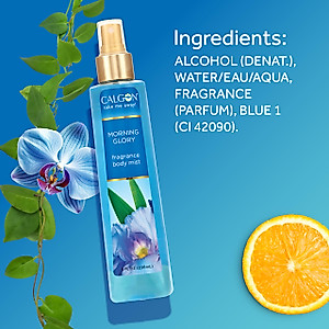 Calgon Fragrance Body Mist, Morning Glory, 8 fl oz