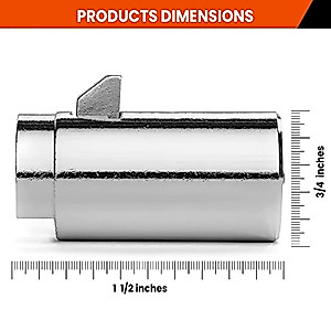 Westway Locks Vending Machine Lock and Key Pack of 1 - Tubular Keyway with Chrome Finish - Keyed Alike High Security Lock - Vending Machine Lock for Pepsi Machine, Coke Machine, Snack/Candy Machine
