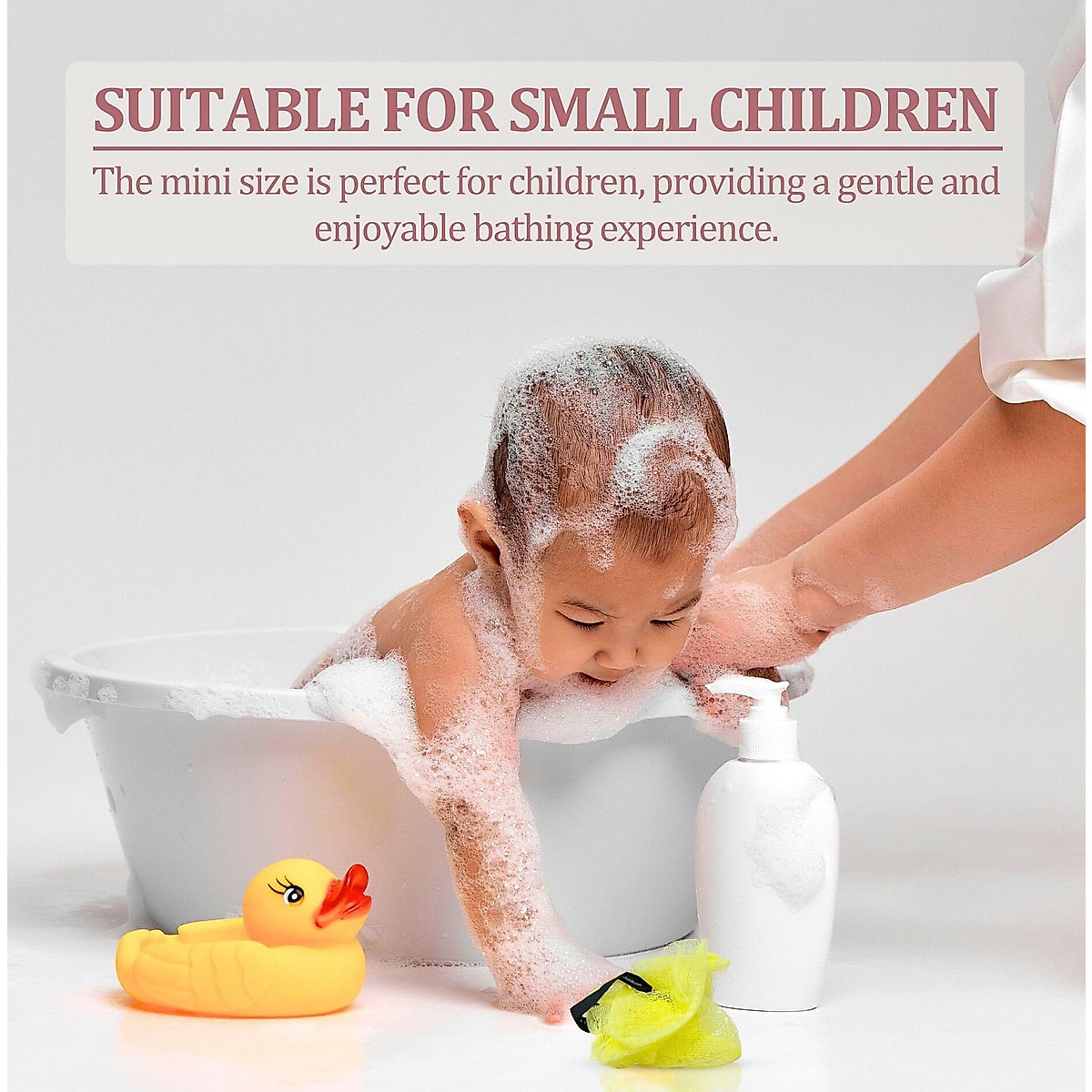 Loofah Lord 30 Mini Full Bodied Quality Bath or Shower Sponge Loofahs Pouf Mesh Assorted Colors Wholesale Bulk Lot