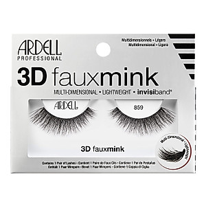 Ardell Faux Mink Luxuriously Lightweight With Invisiband 3D #859 (Pack of 6)