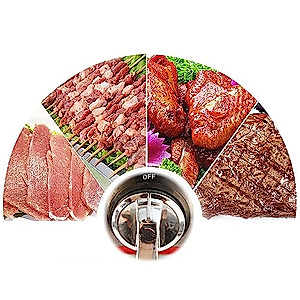 RustyVioum 2 Burner Gas Bbq Grill, Portable Table Top Smokeless Gas Grill, Stainless Steel Portable Grill Cooker for Outdoor Cooking Party Sliver