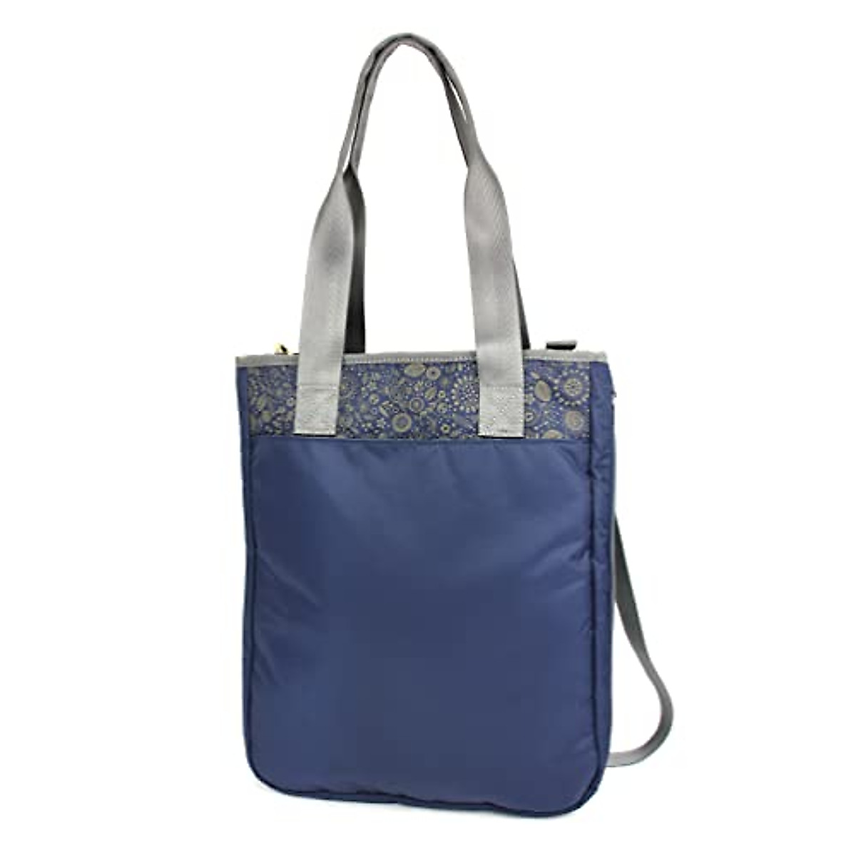 CHALA CV-Venture Zip-Around Tote - Sunflower - navy