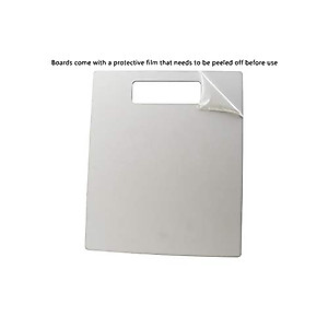 Marketing Holders 10"W x 12"H Shirt Folding Board White Acrylic Pack Of 1 Organization Apparel Laundry Fold Clothes Shirts Dress Garment Outfit Sports Wear Retail Stores Merchandise Attire Costume