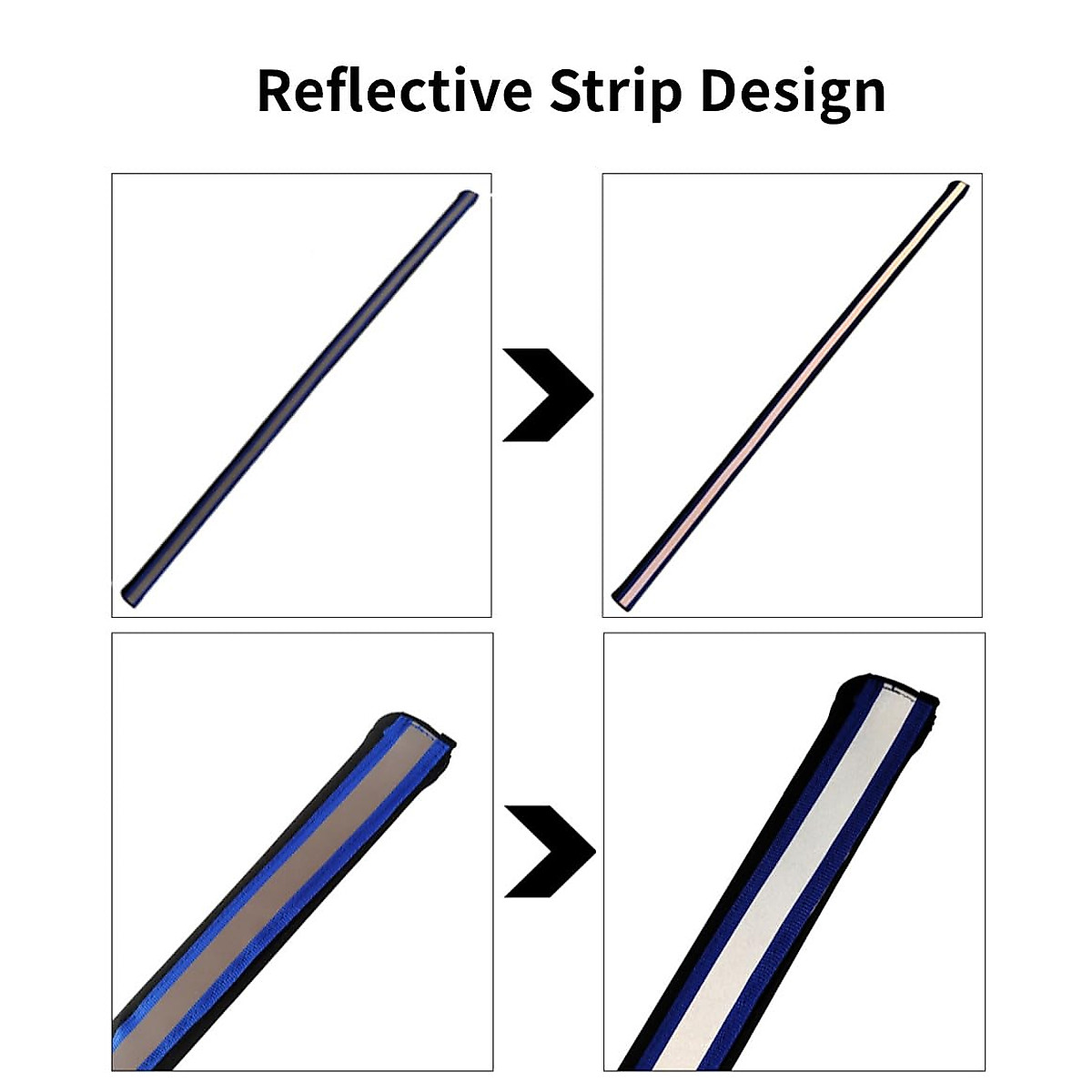 2Pcs Comfortable Swing Chain Cover, Swing Chain Handle Grip Sleeve for Outdoor Playground/Garden/Backyard/Patio, Chain Cover for Porch, Barrier Chain Protective Sleeve （Diving Fabric）