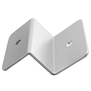 DGZZI Solar Panel Z Bracket Mounting Kit for RV, Roof, Boat, Off Grid 4 Set