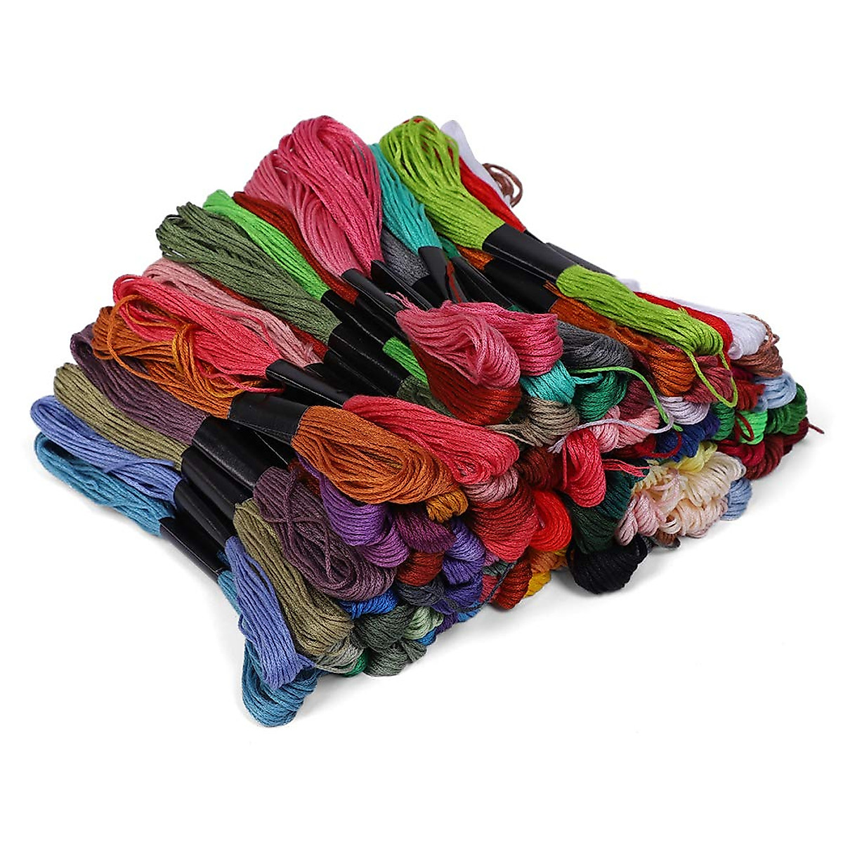 QANYEGN 100 Colors Embroidery Thread, Polyester Coon Thread, Embroidery Floss Set for Cross Stitch and Sewing Projects