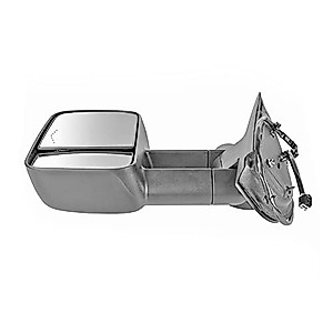 Heated Signal Telescoping Tow Mirror for Left Driver LH Side For 2007-2013 Chevrolet Silverado 1500 GMC Sierra 1500 For 2007-2014 GMC Sierra 2500 HD 3500 HD Chevrolet Silverado 2500 HD 3500 HD