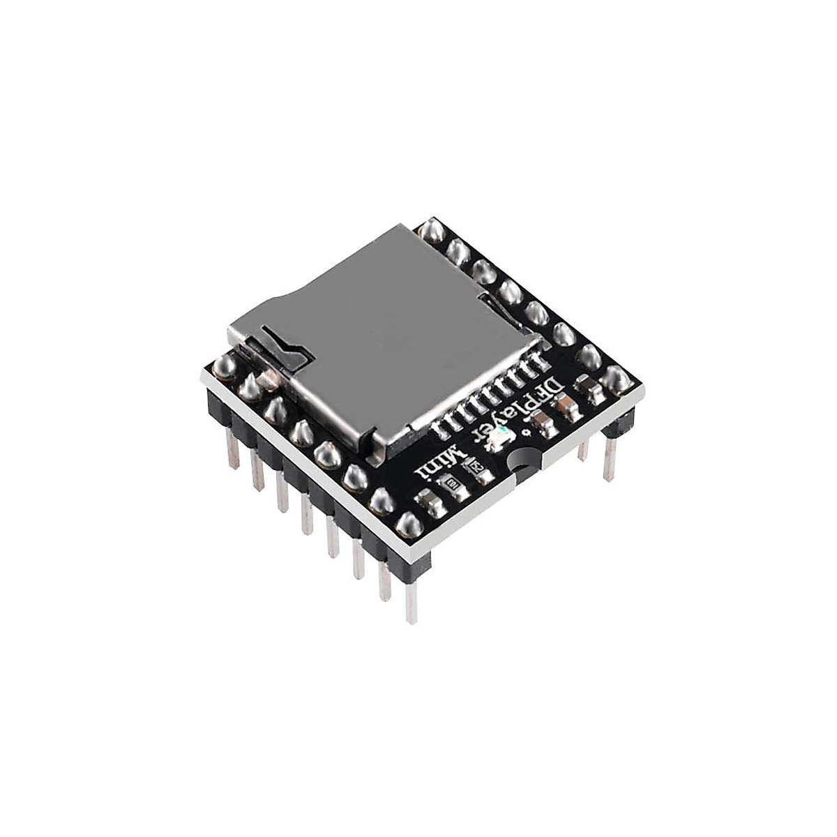 AOICRIE 4pcs Dfplayer Mini MP3 Player Module Compatible with R3 for Voice Module DIY DFPlayer Mini Voice Decode Board Support TF Card and U Disk IO/Serial Port/AD for arduino DIY Kit