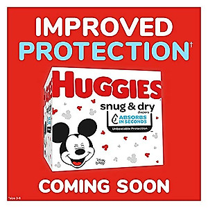 Huggies Snug & Dry Baby Diapers, Size 4, 148 Ct