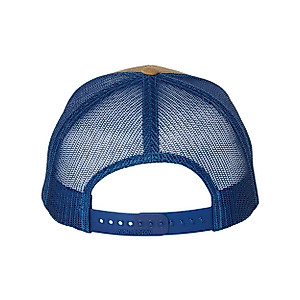 RICHARDSON Snapback Trucker Cap, Adjustable, Charcoal/Neon Green