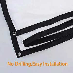 Goiaey Projection Screen Portable for Home Theater Outdoor Indoor Foldable Projector Movies Screens