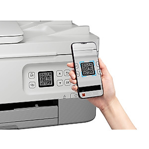Canon TR7020 All-in-One Wireless Printer for Home Use, White, Compact (4460C022)