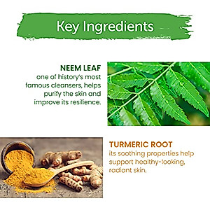 Himalaya Purifying Neem Face Wash with Neem and Turmeric for Occasional Acne, 5.07 oz (150 ml), 2 Pack