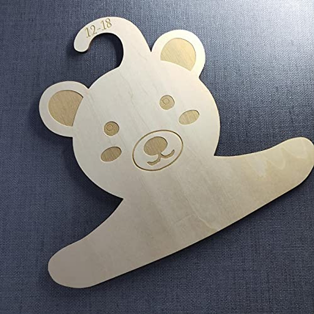 Menolana 8X Infant Wardrobe Divider Label Durable Baby Closet Dividers Hangers New Mom Gift