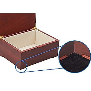 Wooden Keepsake Box for Milestone Occasions. Velvety Inner Lining. Perfect for Storing Keepsakes, Treasures and Memories. Perfect Gifts for Fathers, Best Friend, Brother, Friends, Birthday.