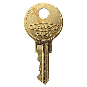 Bobrick 330-43 Model Cat 74 Key for Towel Dispensers, 1 Count (Pack of 1)