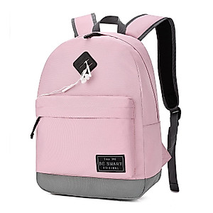 BE SMART Lightweight School Backpack Casual Large Daypack fits 13.5" Laptop, Outdoor Sports Rucksack Kids Book bag for Work,Travel,Daily Use,Mummy bag, suit for Men & Woman,20L