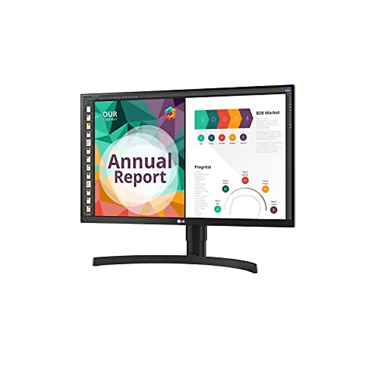 LG 27BN85UN-B 27” IPS UHD 4K Monitor (3840x2160) with USB Type-C, VESA DisplayHDR 400, MAXXAUDIO Built-in Speakers, Gamer, FPS, or RTS Mode, Radeon FreeSync™, Dynamic Action Sync & Black Stabilizer