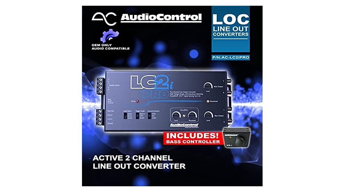 AudioControl LC2i PRO Line Output Converter for Car Audio Upgrades