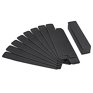 BENECREAT 40PCS Black Kraft Paper Lipstick Box Lip Balm Wrapping Box for Jewelry Gift Wrapping, Wedding, Birthday Party Favor, 14.1x3.1x3.1cm/5.5x1.2x1.2"