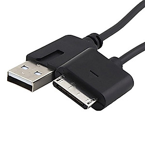 Sqrmekoko PSP Go Charger Cable, Data and Charging Cable Replacement for Sony PSP Go 2 in 1 Data Sync Transfer and Power Charger Cable Cord