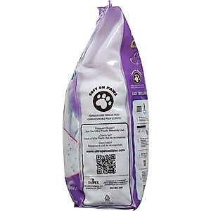 Ultra Pet Clumping Crystal Cat Litter, White Crystals with Multicolor Crystals, 5 Lbs