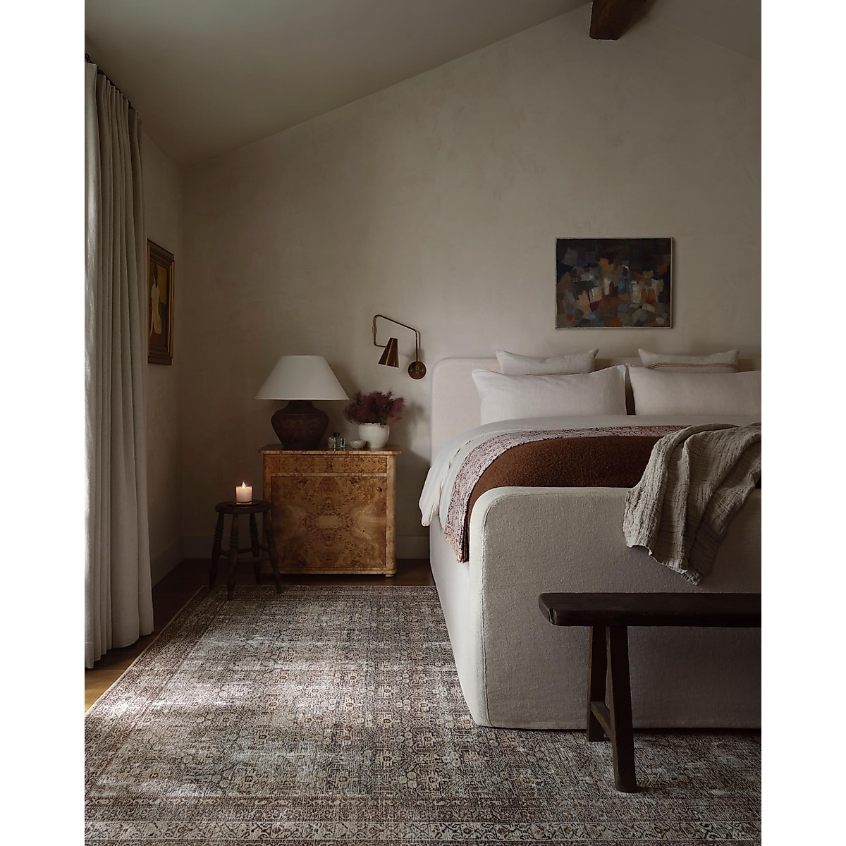 Loloi Amber Lewis x Georgie Moss/Bark 7'-6" x 9'-6" Area Rug